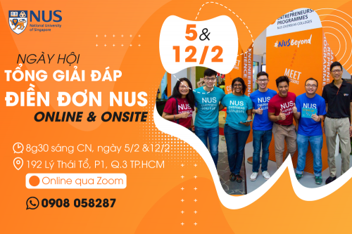 5/2 Giải đáp thắc mắc điền đơn NUS Online & Onsite