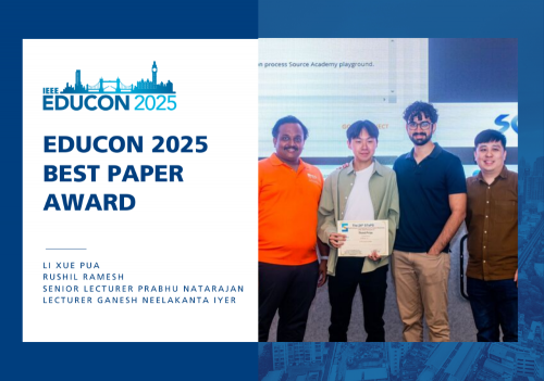 NUS Computing giành Giải Best Paper tại IEEE Educon 2025